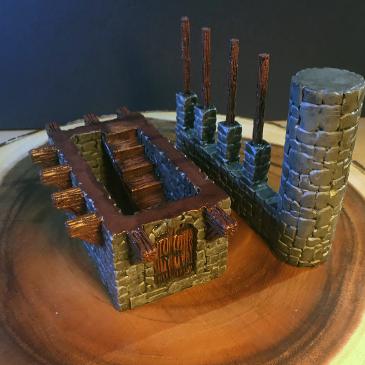 3D Printable Wizard Mansion by RLTpress