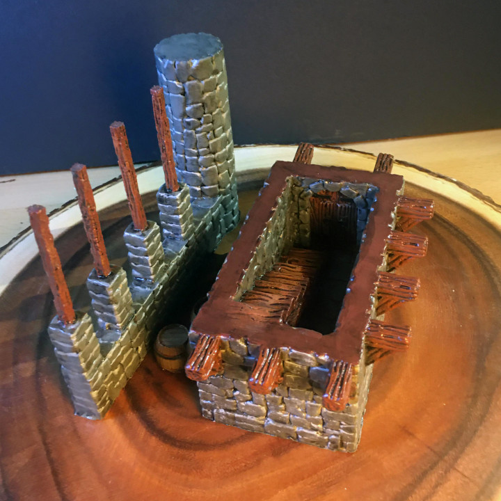 3D Printable Wizard Mansion by RLTpress