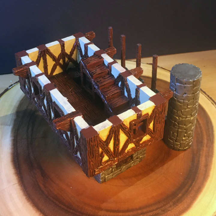3D Printable Wizard Mansion by RLTpress