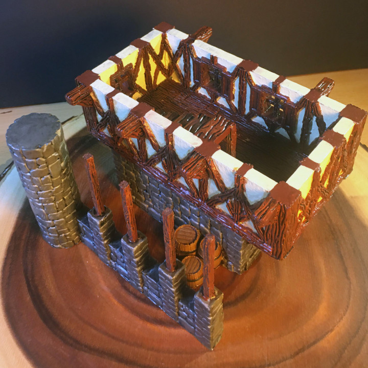 3D Printable Wizard Mansion by RLTpress