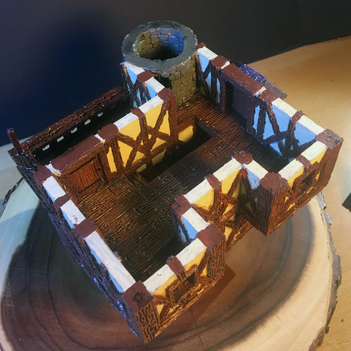 3D Printable Wizard Mansion by RLTpress