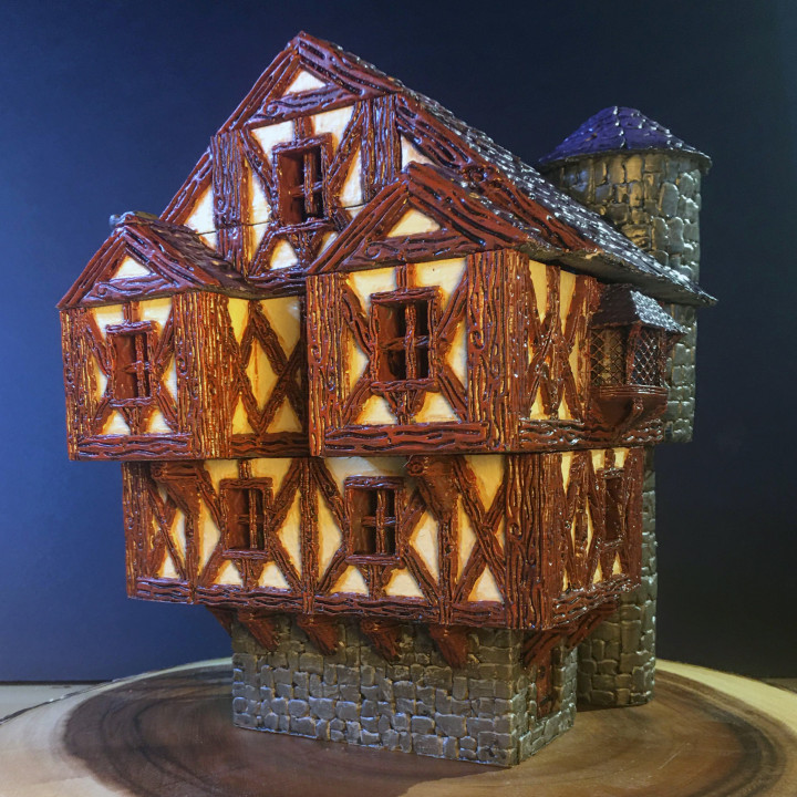 3D Printable Wizard Mansion by RLTpress