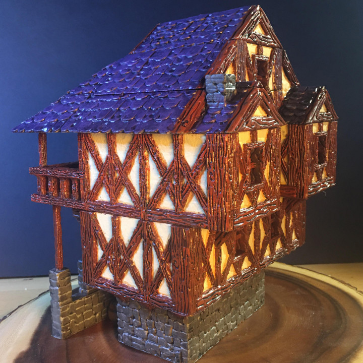3D Printable Wizard Mansion by RLTpress