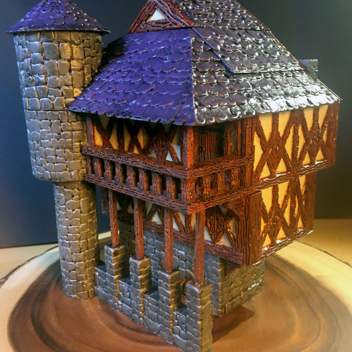 3D Printable Wizard Mansion by RLTpress