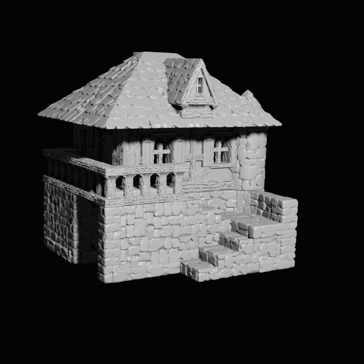3D Printable little house by J.Kirouac design & sculpture