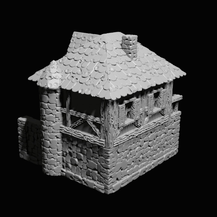 3D Printable little house by J.Kirouac design & sculpture