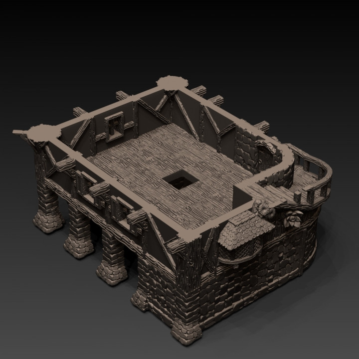 3D Printable Baba Yaga's Liminal Chicken House by Micah Ebbe