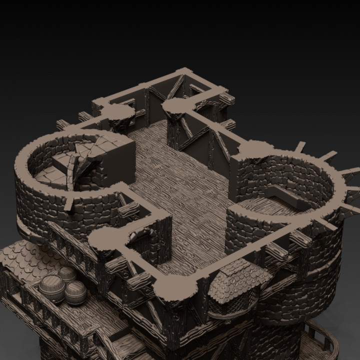 3D Printable Baba Yaga's Liminal Chicken House by Micah Ebbe