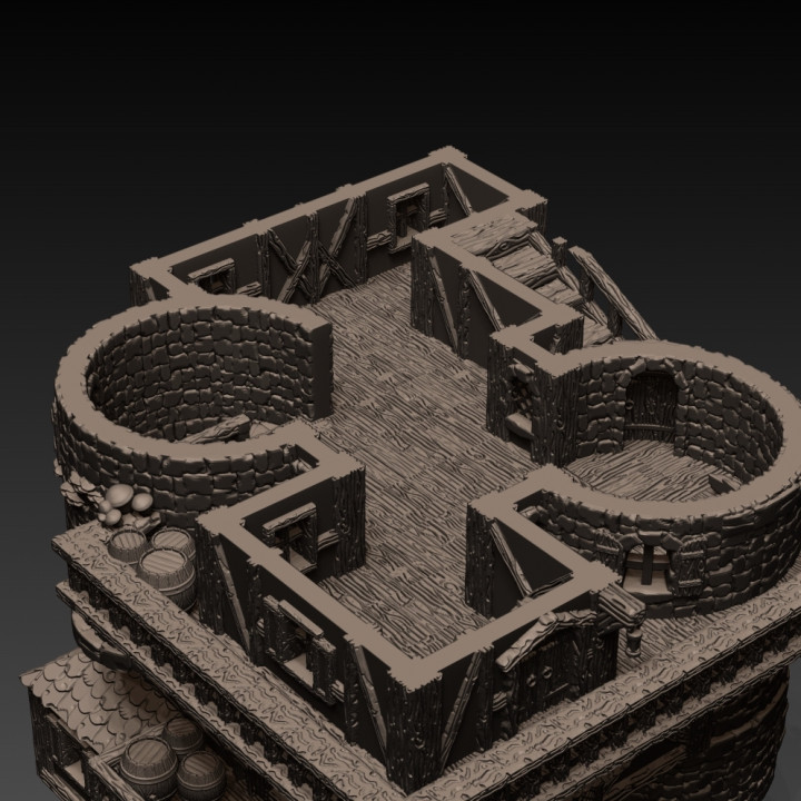 3D Printable Baba Yaga's Liminal Chicken House by Micah Ebbe
