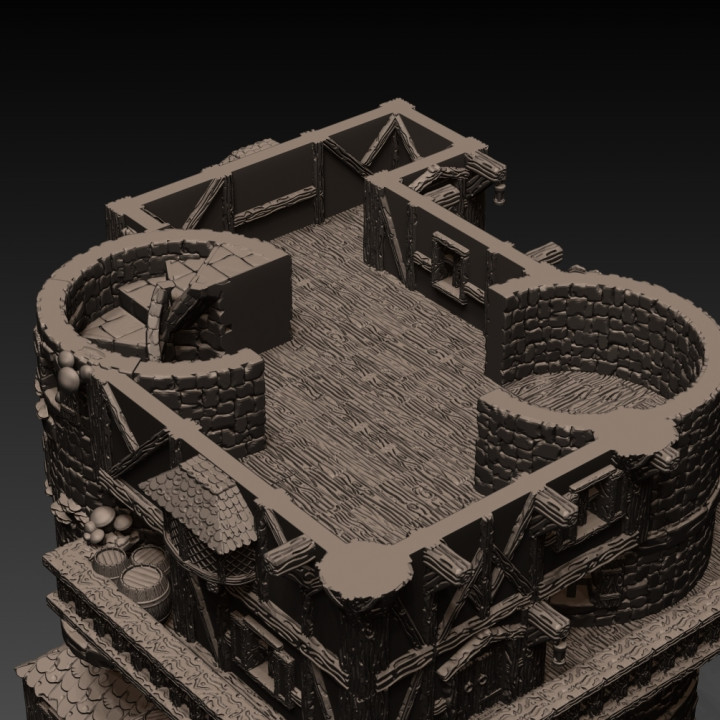 3D Printable Baba Yaga's Liminal Chicken House by Micah Ebbe