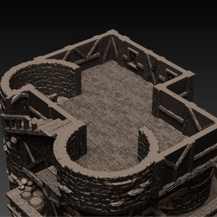 3D Printable Baba Yaga's Liminal Chicken House by Micah Ebbe