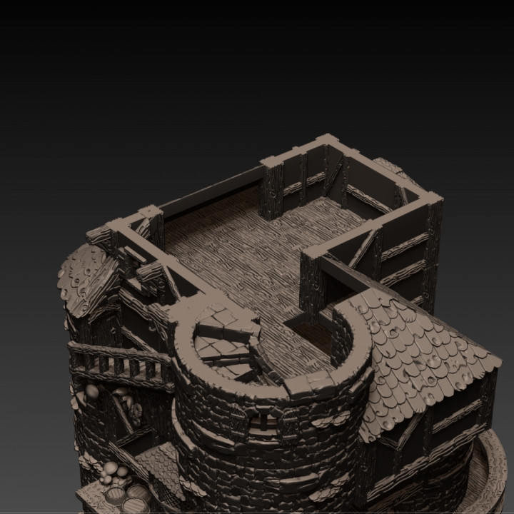 3D Printable Baba Yaga's Liminal Chicken House by Micah Ebbe