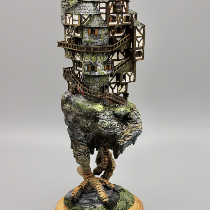 3D Printable Baba Yaga's Liminal Chicken House by Micah Ebbe