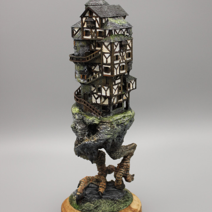 3D Printable Baba Yaga's Liminal Chicken House by Micah Ebbe