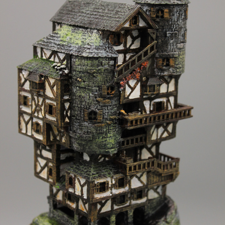 3D Printable Baba Yaga's Liminal Chicken House by Micah Ebbe