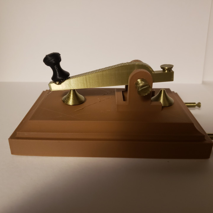 3D Printable Telegraph by Jake Warner