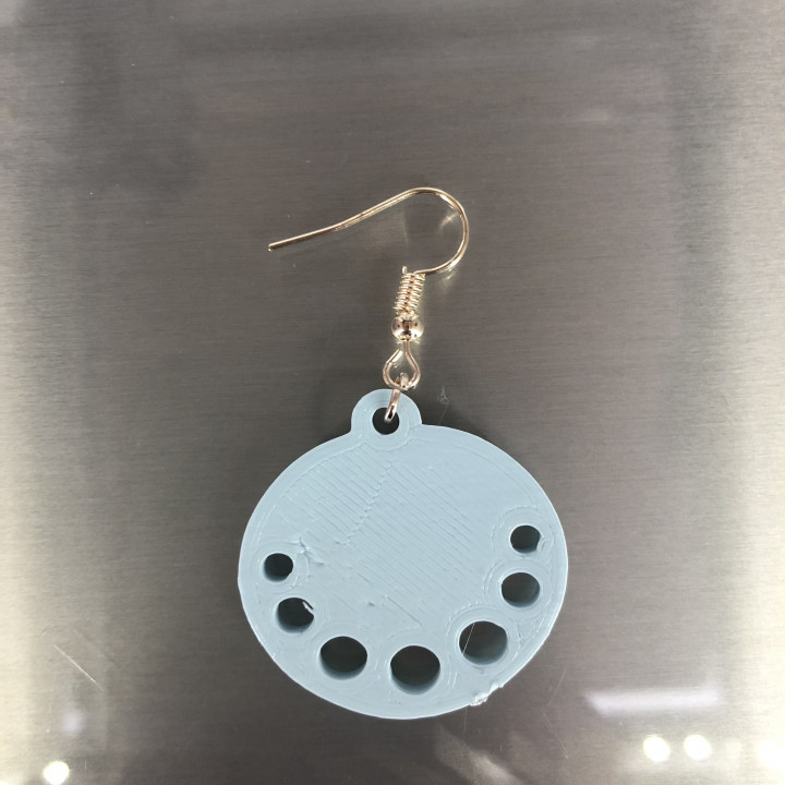 3D Printable Dot hoops by Idea Lab