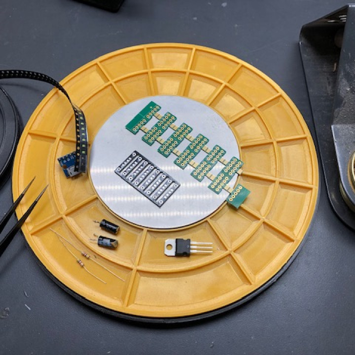 3D Printable PCB-tray by Oliver