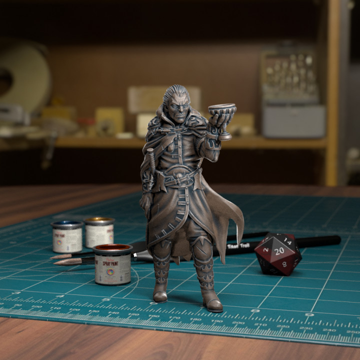 3D Printable Vampire Lord [Professionally Pre-Supported] by TytanTroll ...