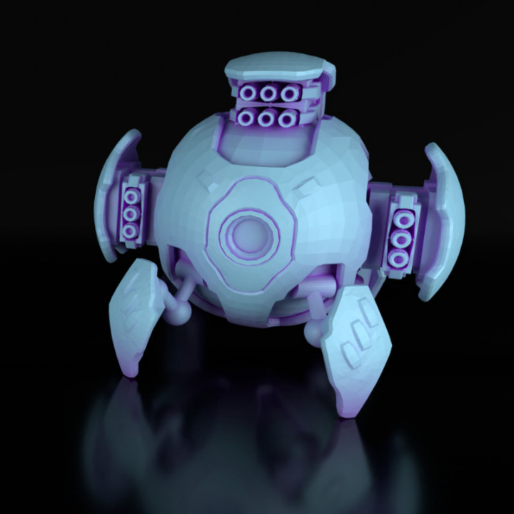3D Printable Roly Poly set - Cyberpunk Legacy by The Miniature Underground