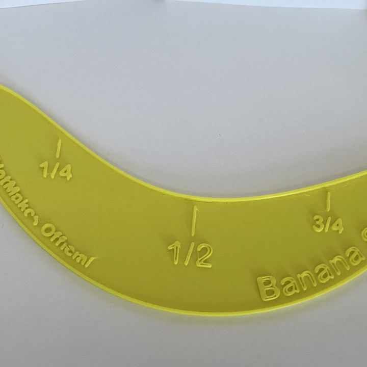 3D Printable Banana scale by thom lamourine