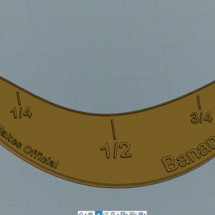 3D Printable Banana scale by thom lamourine 3D Printable Banana scale by thom lamourine