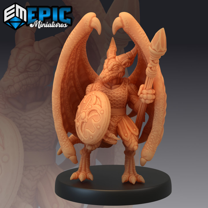 3D Printable Winged Kobold Set / Dragon Servant / Flying Dragonkin ...