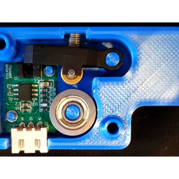 3D Printable Creality CR-6 SE Filament Run-out sensor Housing by Richard Bruckner