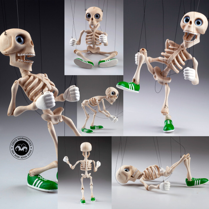 3D Printable Dancing marionette – Baby Bonnie string puppet by Petr ...