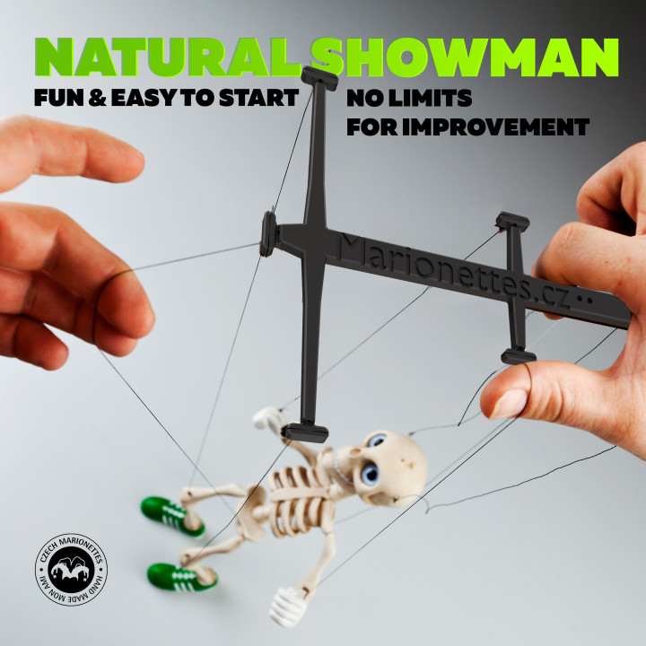 3D Printable Dancing marionette – Baby Bonnie string puppet by Petr ...