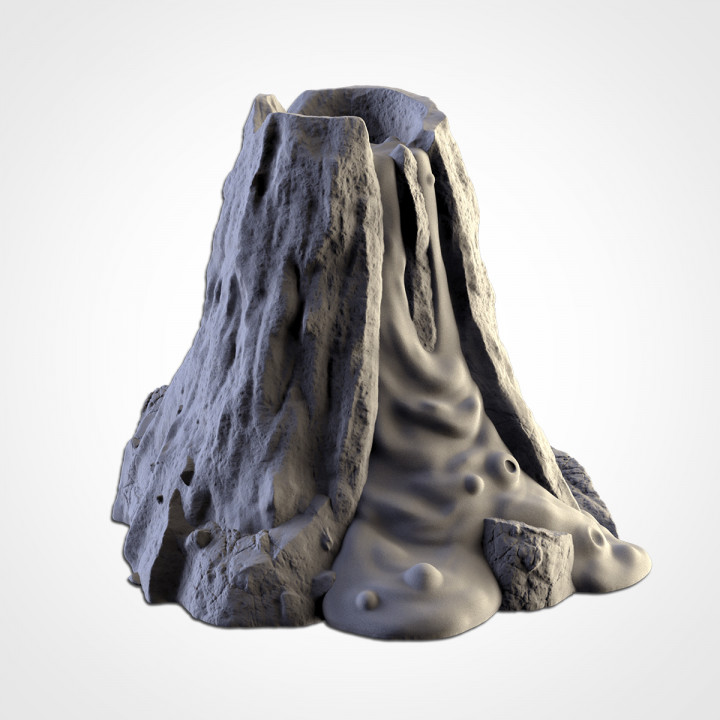 3D Printable VOLCANIC TERRAIN by Txarli Factory