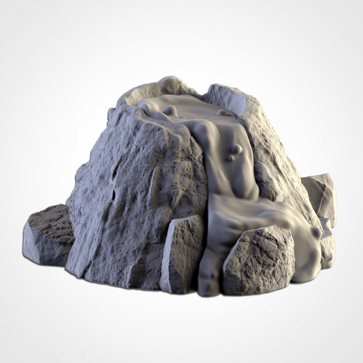 3D Printable VOLCANIC TERRAIN by Txarli Factory
