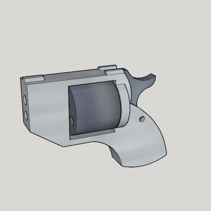 3D Printable Micro Starting Pistol (3D Print Kit Gun) by Shidou_Industries