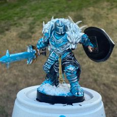 3D Printable chaos warrior support ready by Ghamak
