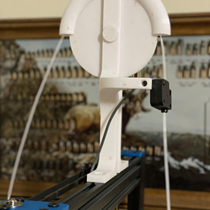 3D Printable Sidewinder Filament roller guide by Uziel Gal