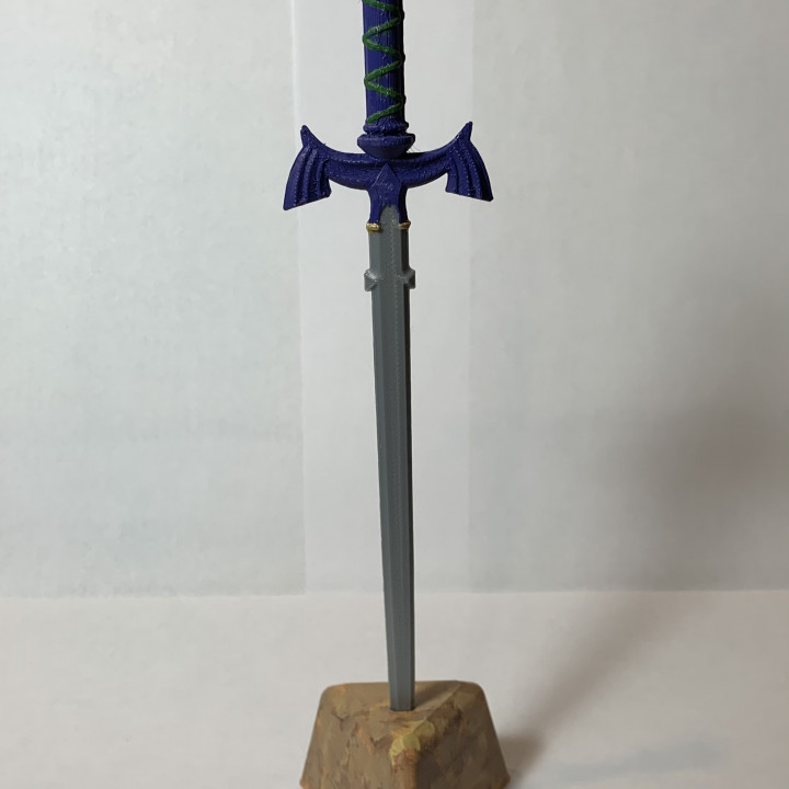 3D Printable The Master Sword by Christopher Fiorenza