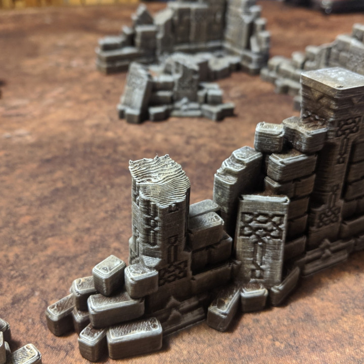 3D Printable Understone Ruins terrain by brander roullett