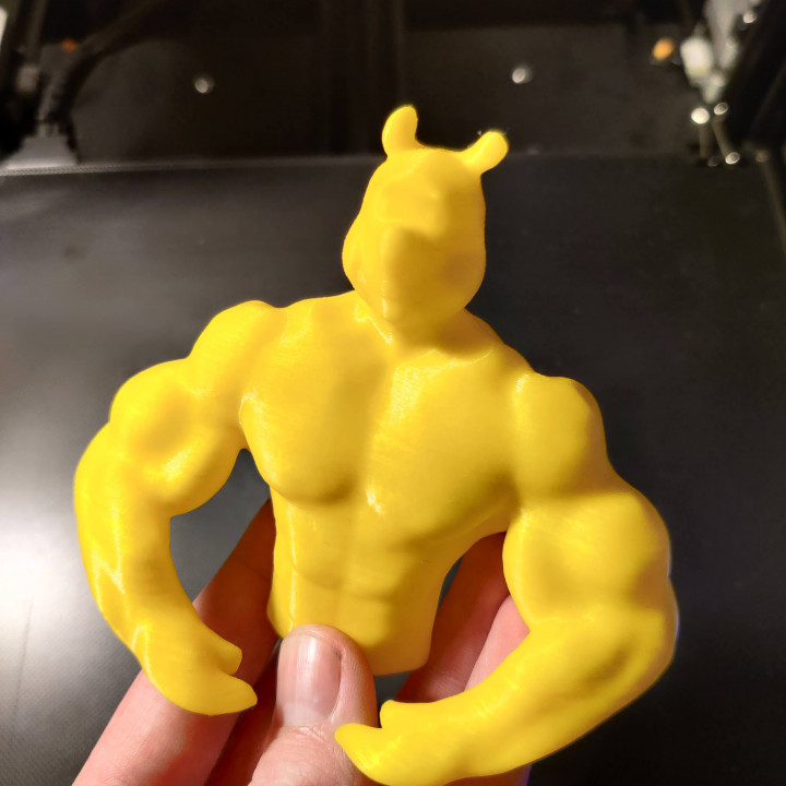 3D Printable Buff Winnie the Pooh by Ben