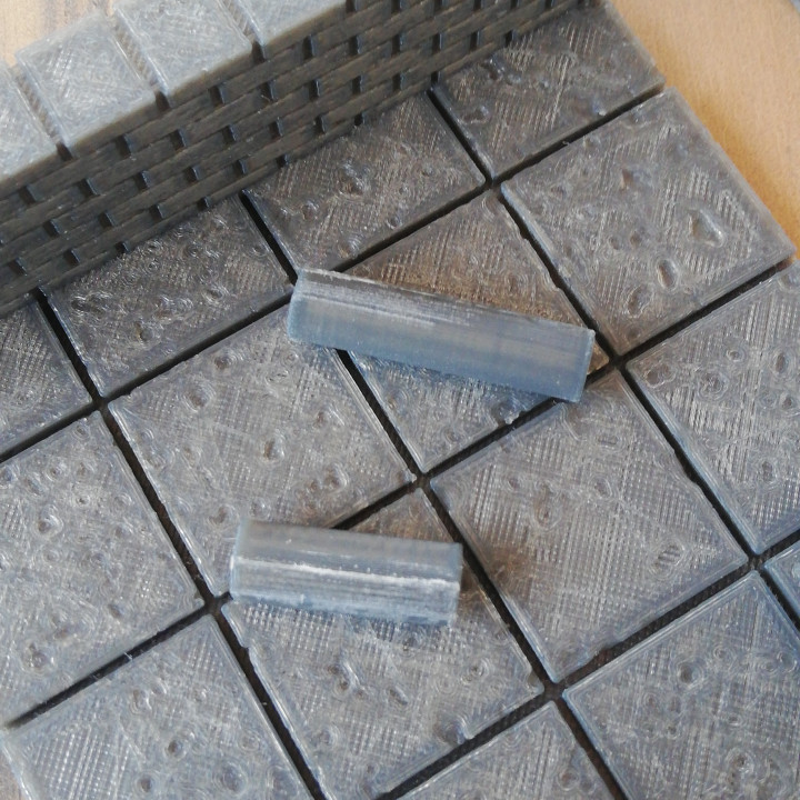 3D Printable Dungeon T-Junction by Phillip Hackett