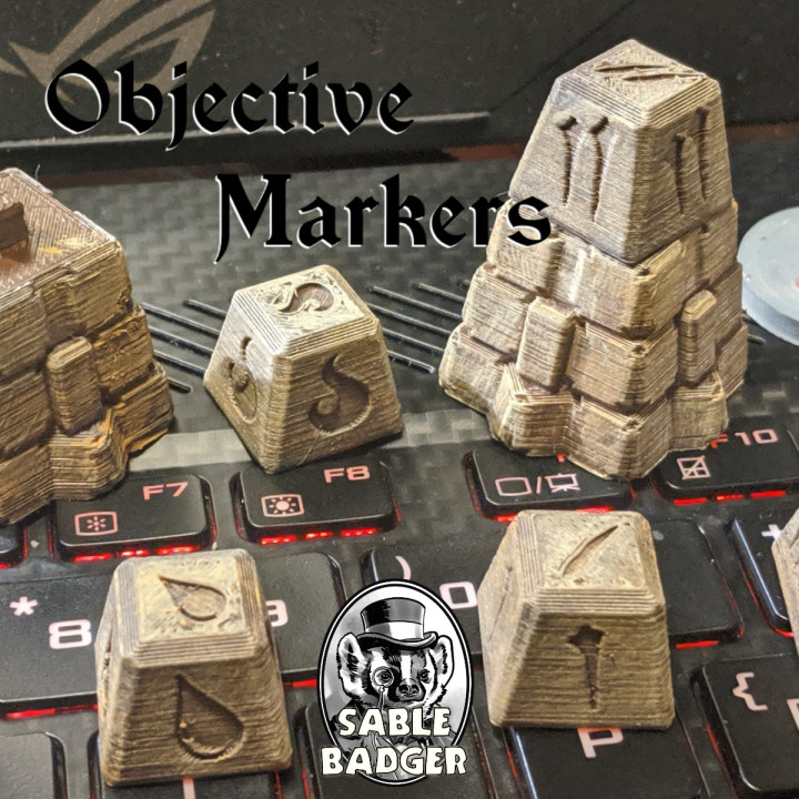 3D Printable Stone Objective Makers - modular by brander roullett