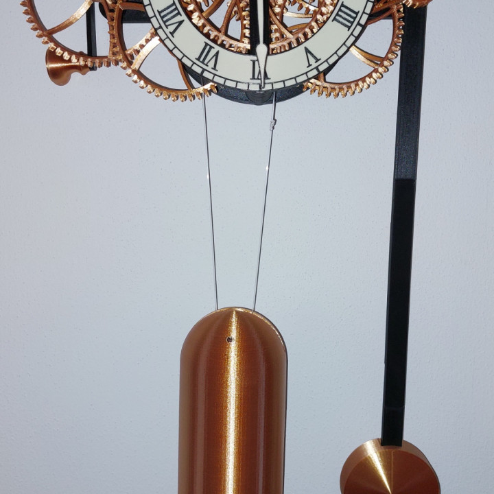 3D Print of 32 Day Clock Easy Build by jirivana