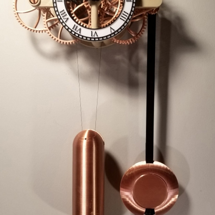 3D Print of 32 Day Clock Easy Build by paulmarsh