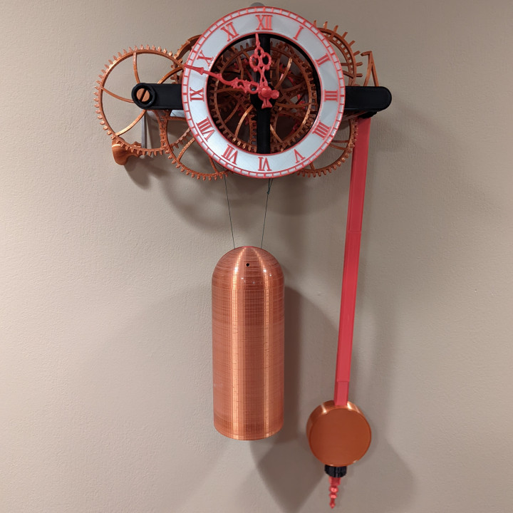 3D Print of 32 Day Clock Easy Build by gregorybonk
