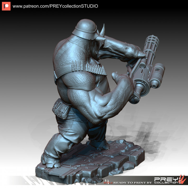 3D Printable MAD RHINO 2 by Alex