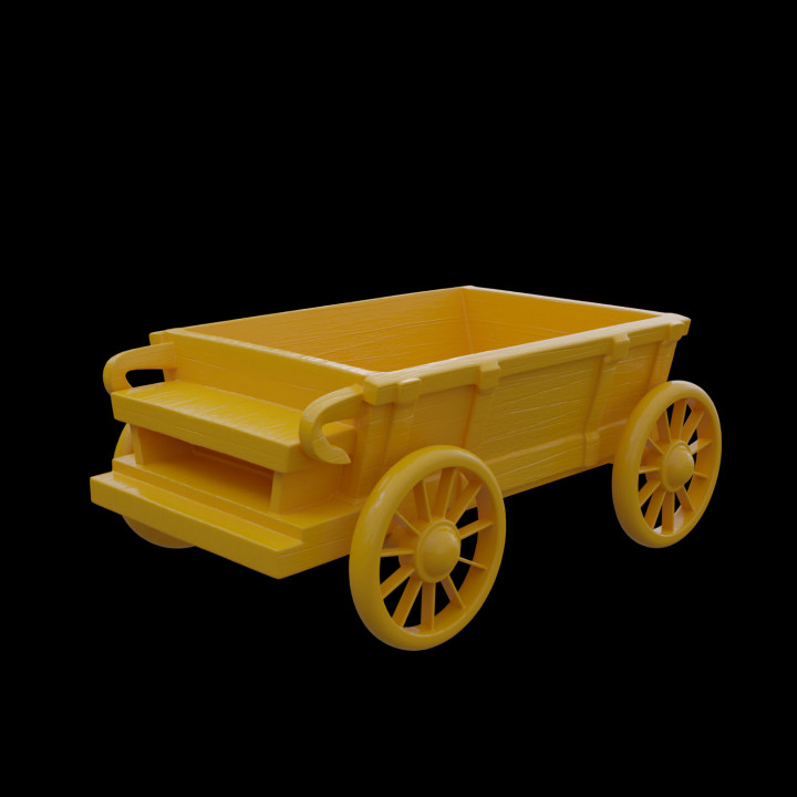 3D Printable Cart by YourNeighborKnight Minis