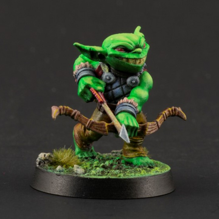 3D Printable Goblin Archer by Bite the Bullet