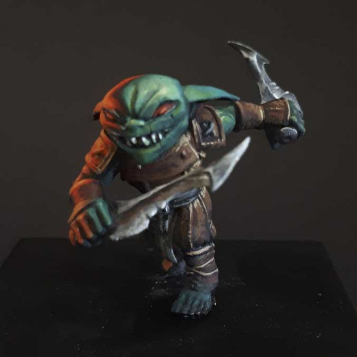 3D Printable Goblin Ranger by Bite the Bullet