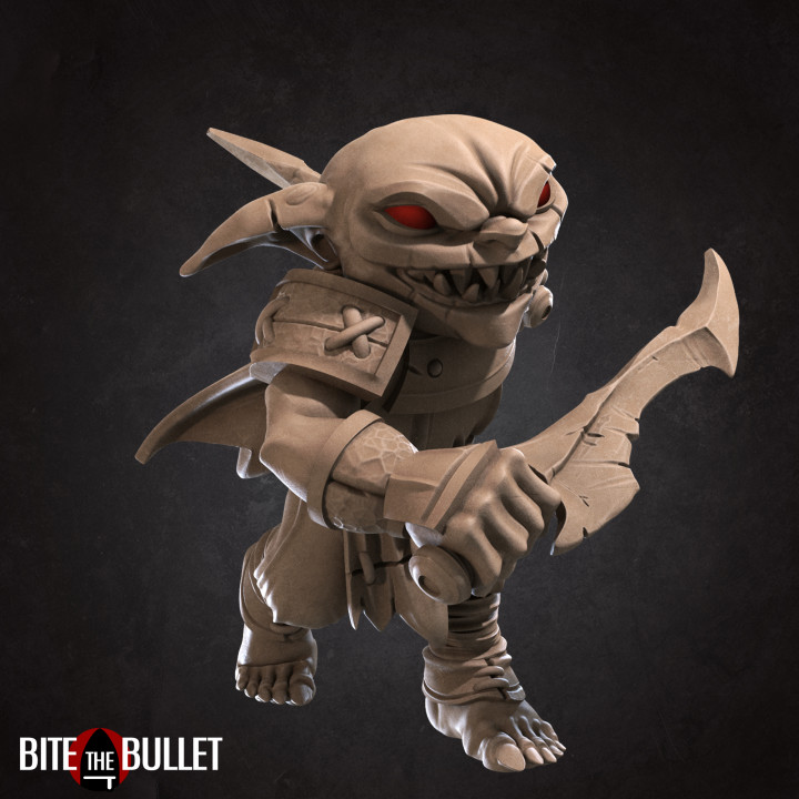 3D Printable Goblin Ranger by Bite the Bullet