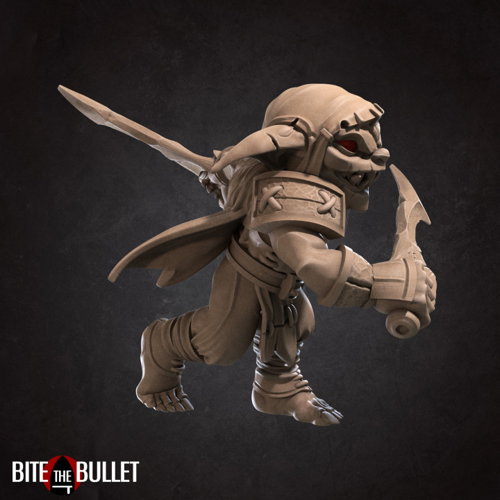3D Printable Goblin Ranger by Bite the Bullet