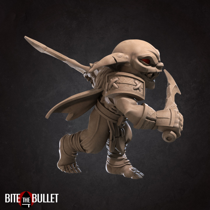 3D Printable Goblin Ranger by Bite the Bullet
